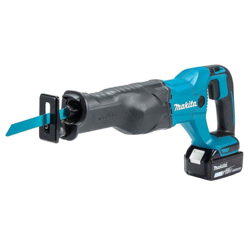 Makita DJR186RTE LXT 18V Li-Ion Reciprocating Saw 2 x 5 0 Ah Batteries