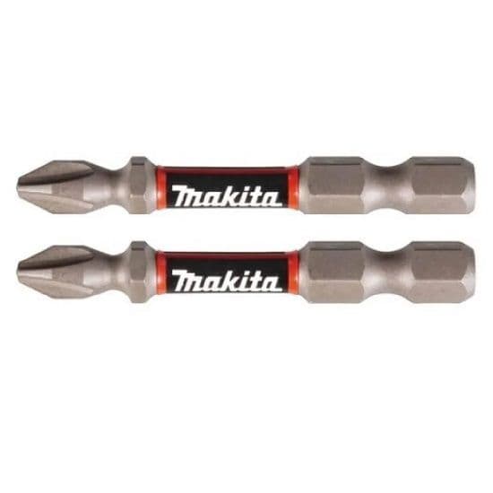 Makita PH3 50mm Impact Premier Double Torsion Bit - 2 Pack E-03280