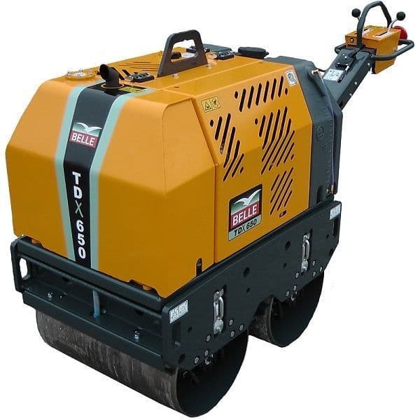 Pedestrian Twin Drum Vibrating Rollers For Hire