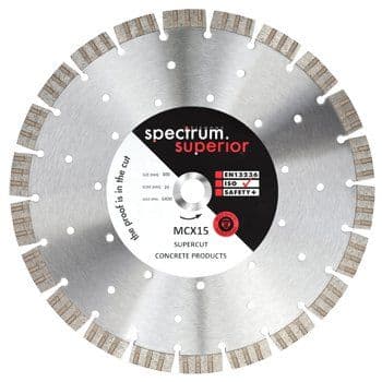 Spectrum MCX Supercut 300x20mm Diamond Blade MCX300/20