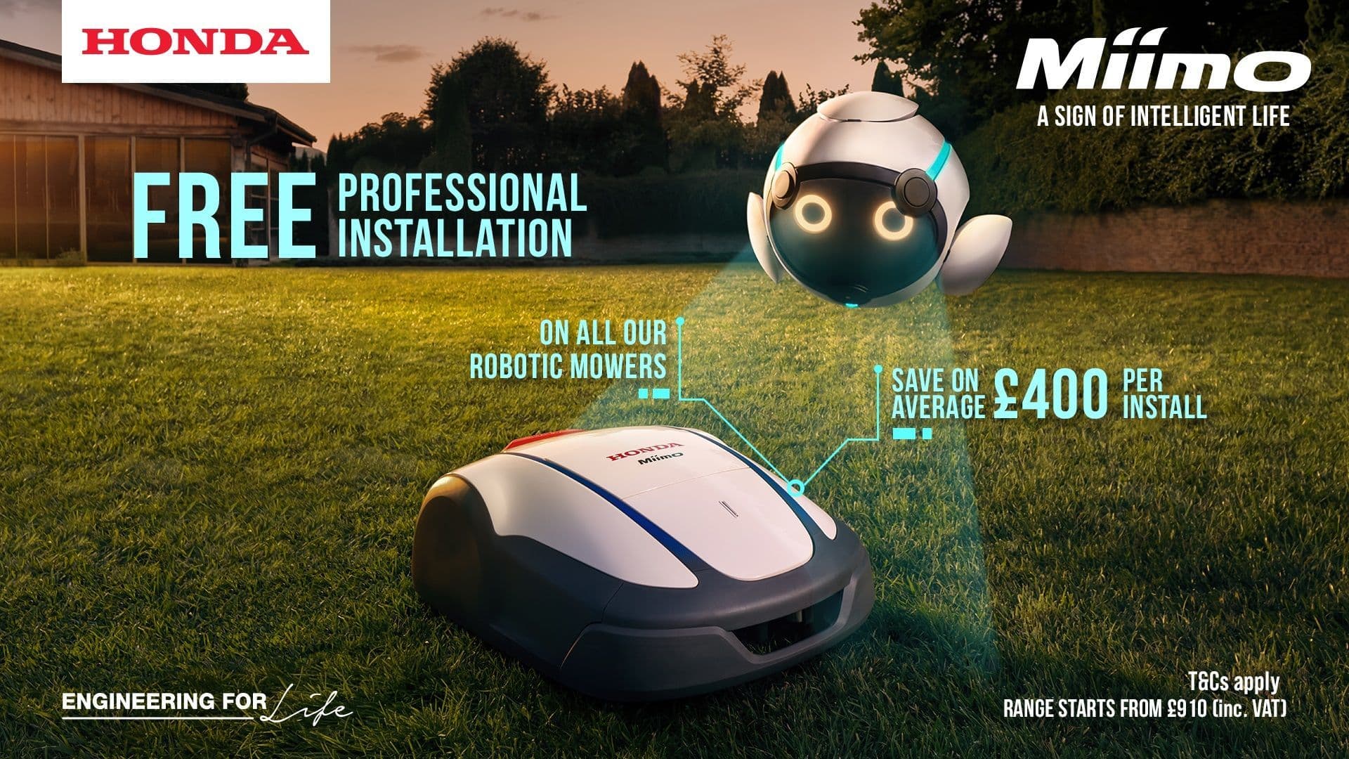 Honda Miimo HRM40B Live Robotic Lawnmower