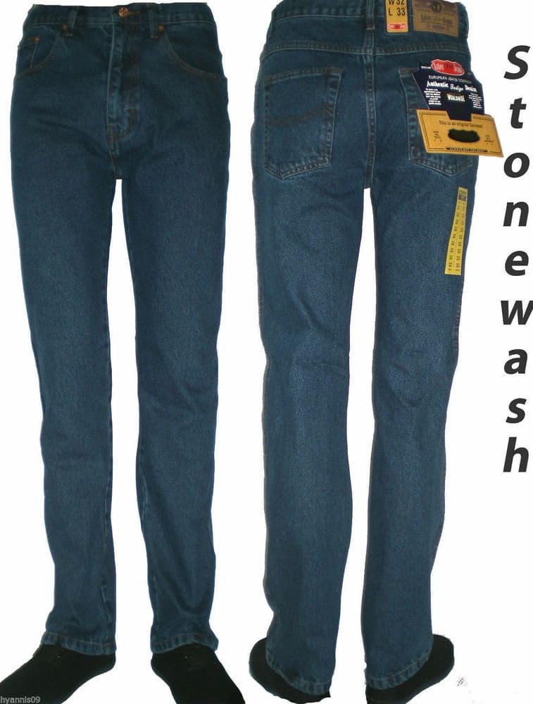 Aztec Jeans Tall Mens Long Length L36" Heavy Duty Work Casual Regular ...