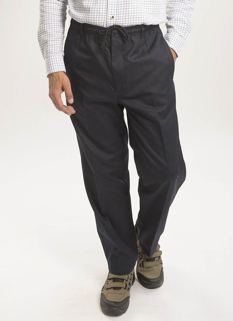 Men’s 25” Inside Leg Thermal Lined Rugby Trousers | Elasticated Waist ...