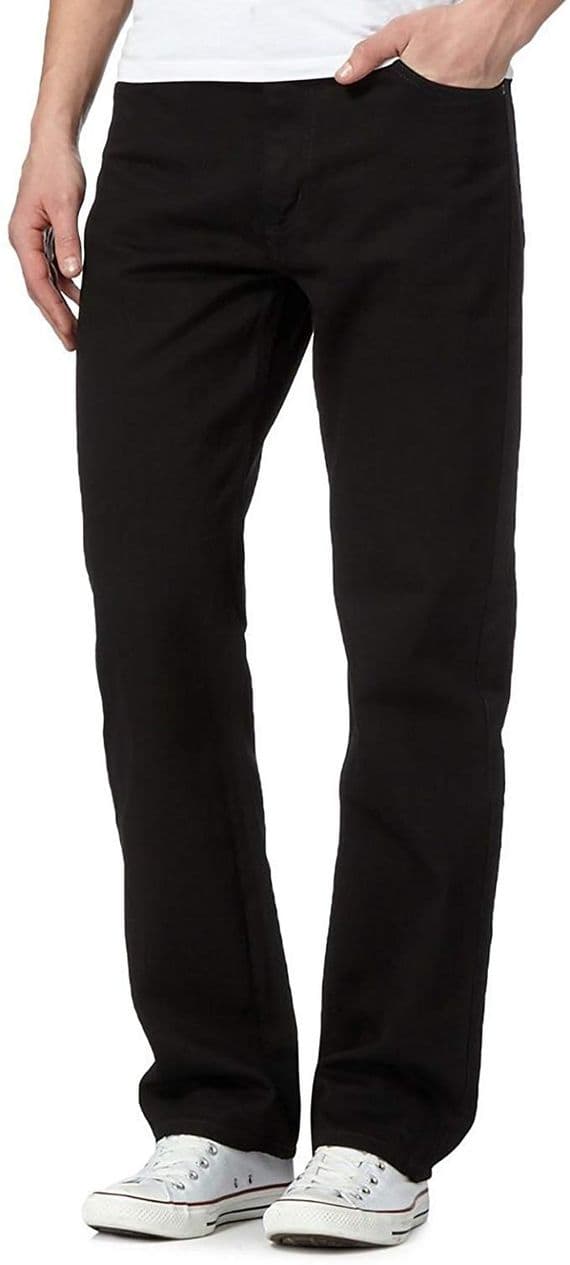 Durable men’s jeans with 25" inside leg. Extra short fit, heavy-duty ...