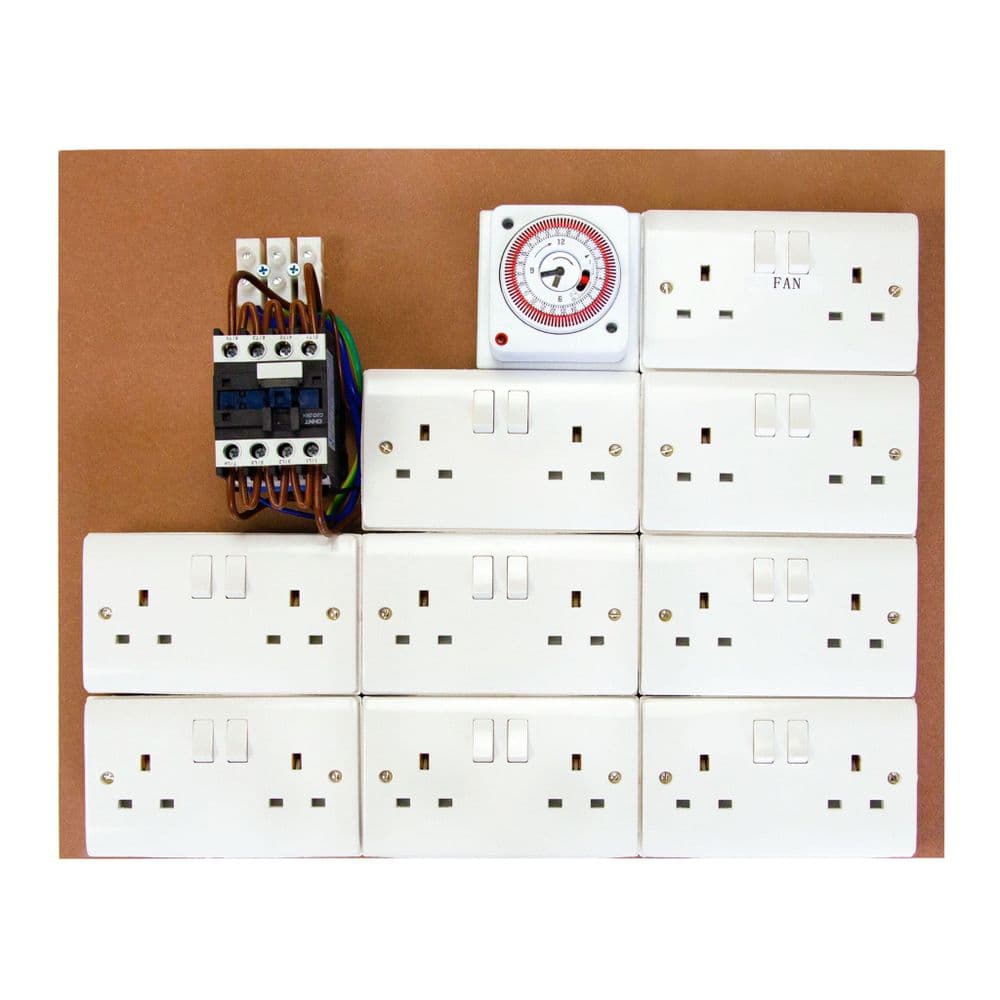 16 - 18 way Heavy Duty Contactor Timer Board