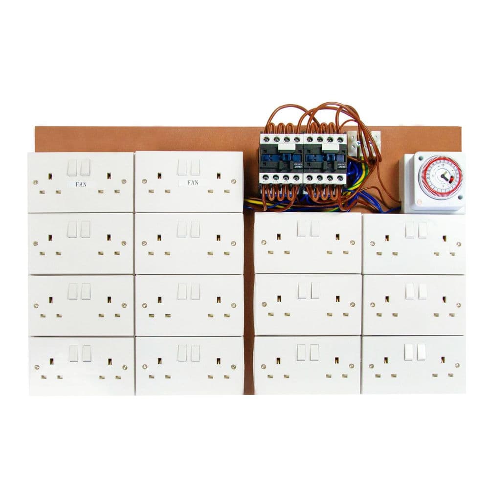 24-28 Way Double Contactor Timer Board