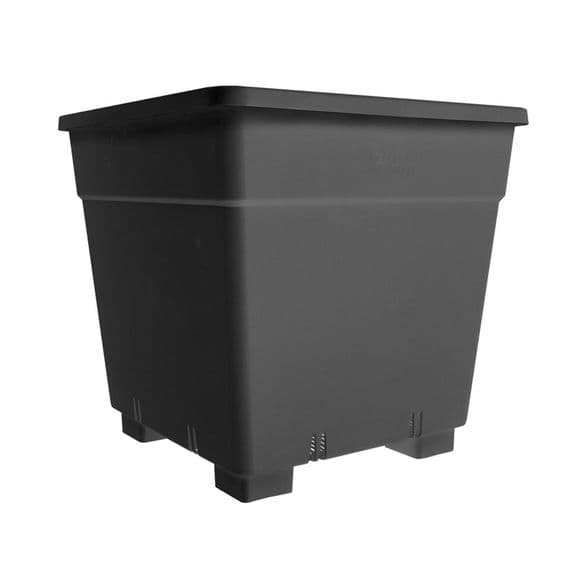 25 Litre Premium Square Plant Pot with Feet