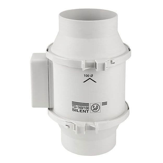 4" S&P TD Silent AC Extractor Fan 160/100N