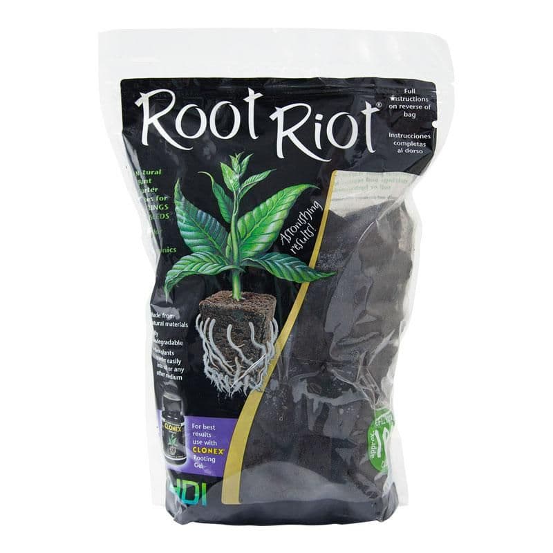 Growth Technology Root Riot Organic Plant Cubes x 100 Bag