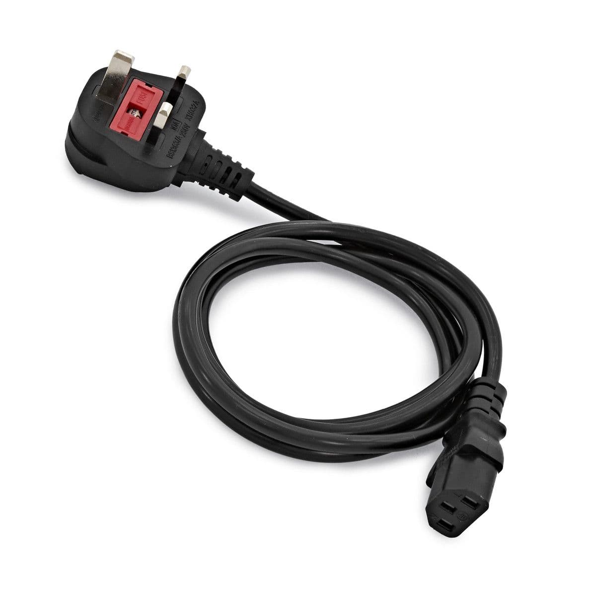 Universal IEC Power Lead with 3 Pin Plug