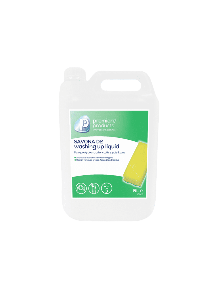 Premiere Savona D2 10 Active Hand Washing Detergent 5 Litre