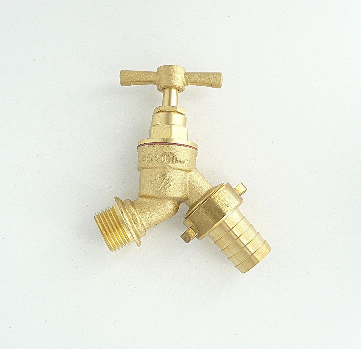 1/2" Brass Water Butt Tap c/w 3/4" Hose Tail Water Storage Rainwater ...