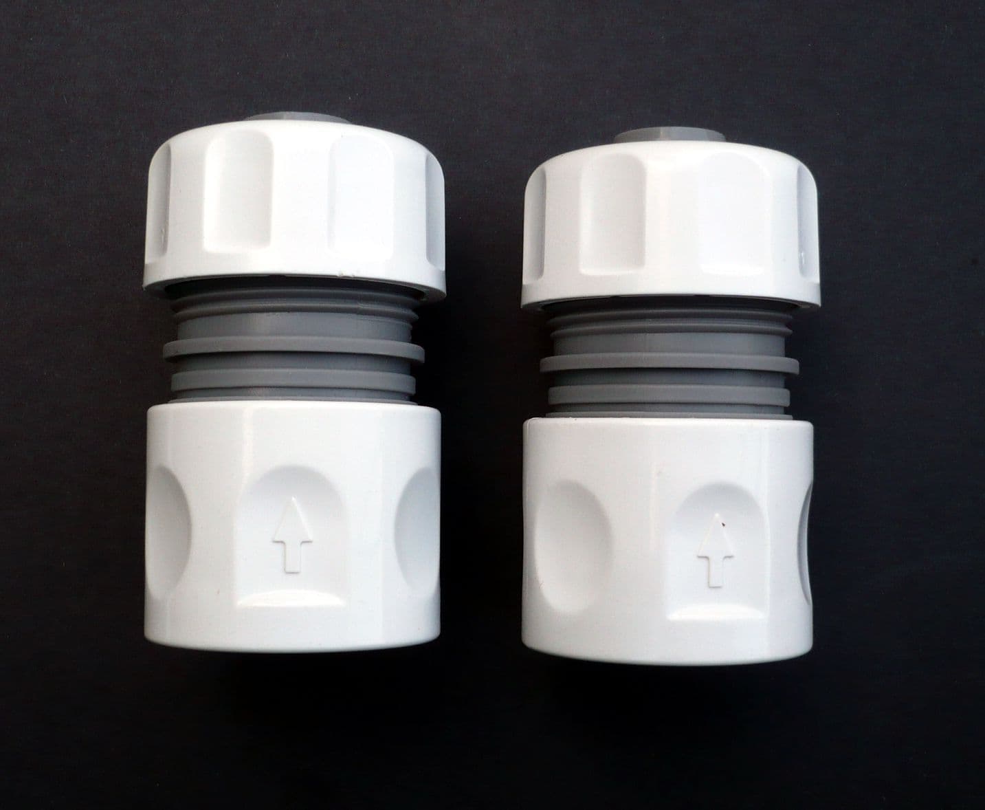 Female Snap-On Hose Connectors for 1" 25 mm Hose Pack of 2
