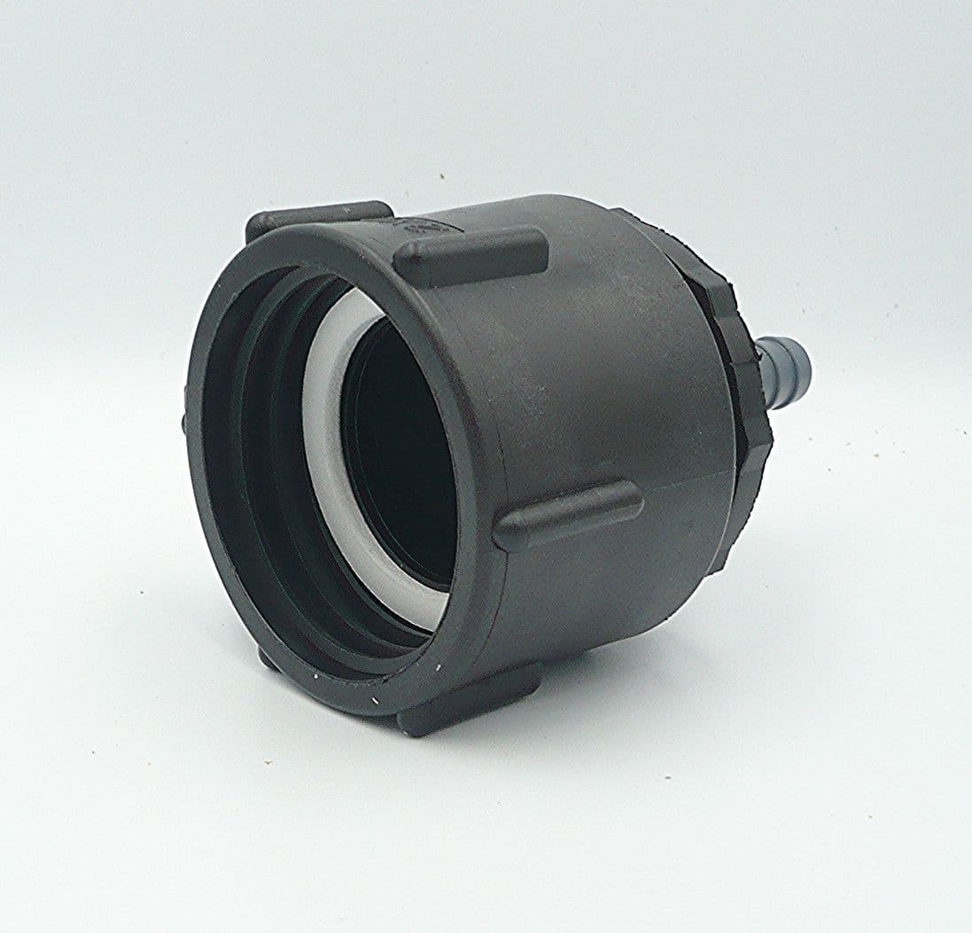 IBC Adapter HD to Barbed Hose Tail 6 SIZES