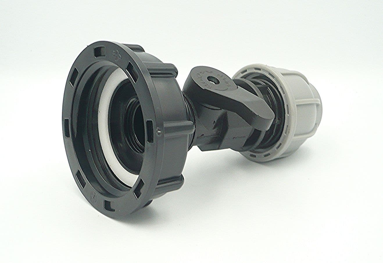 IBC ADAPTER S60X6 to PP BALL VALVE & 25 mm Compression Pipe Fitting ...
