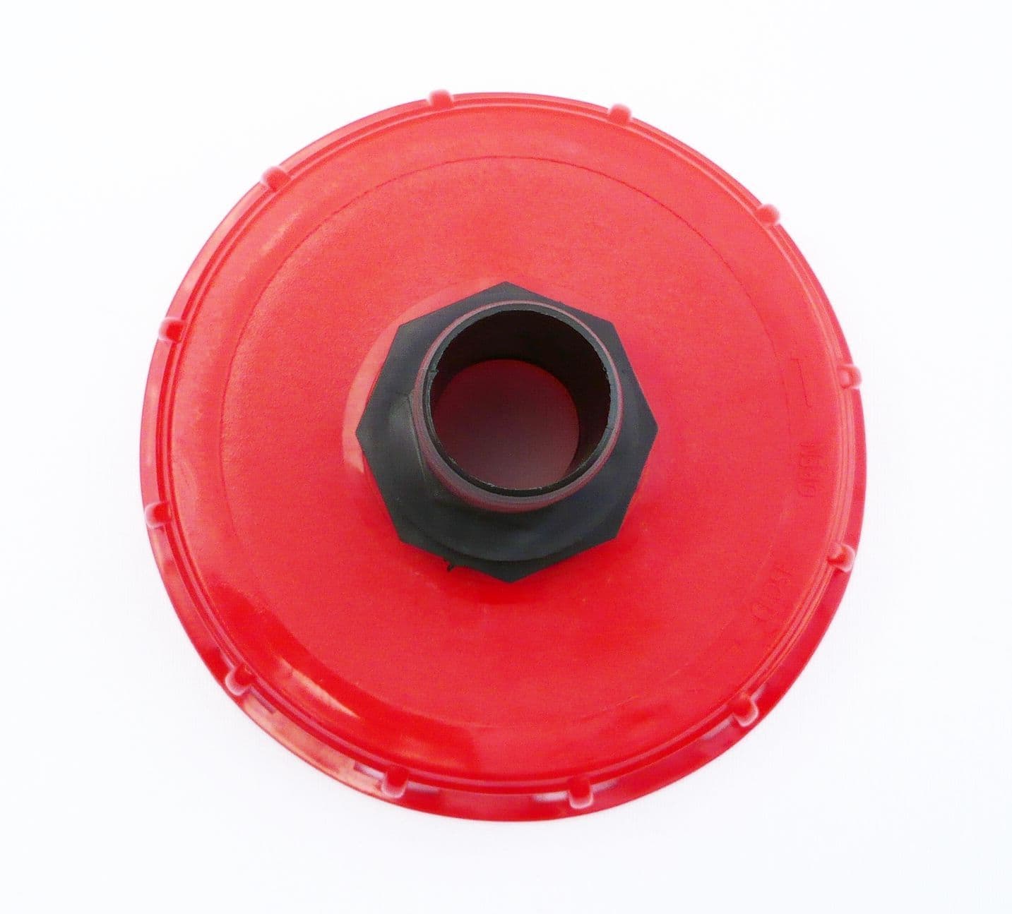 IBC Storage Tank Topfill Cap 6" Coarse Thread with Straight Hose Tail Inlet