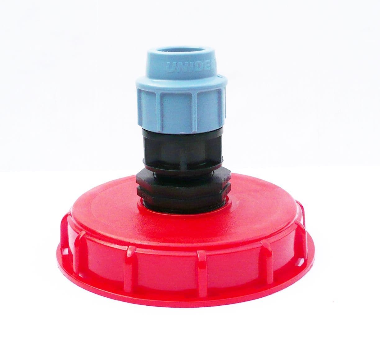 IBC Storage Tank Topfill Cap 6" Coarse Thread with Straight MDPE ...