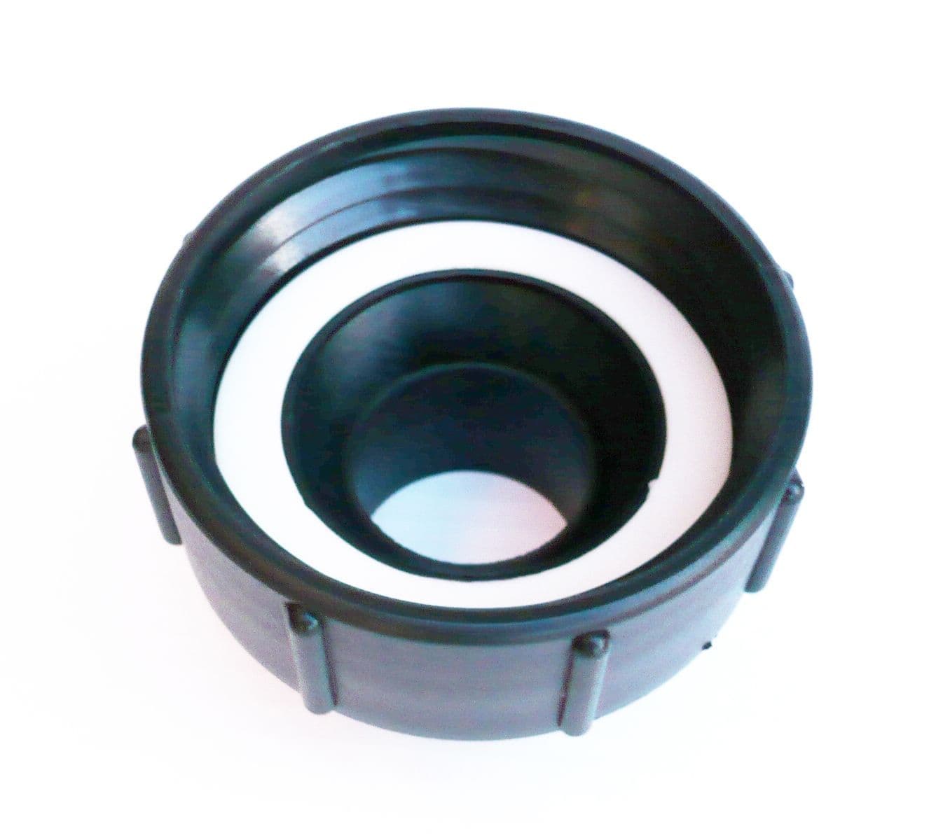 IBC Thread Adapter S100X8 Coarse Female Thread To 2" BSP Fine Male Thread