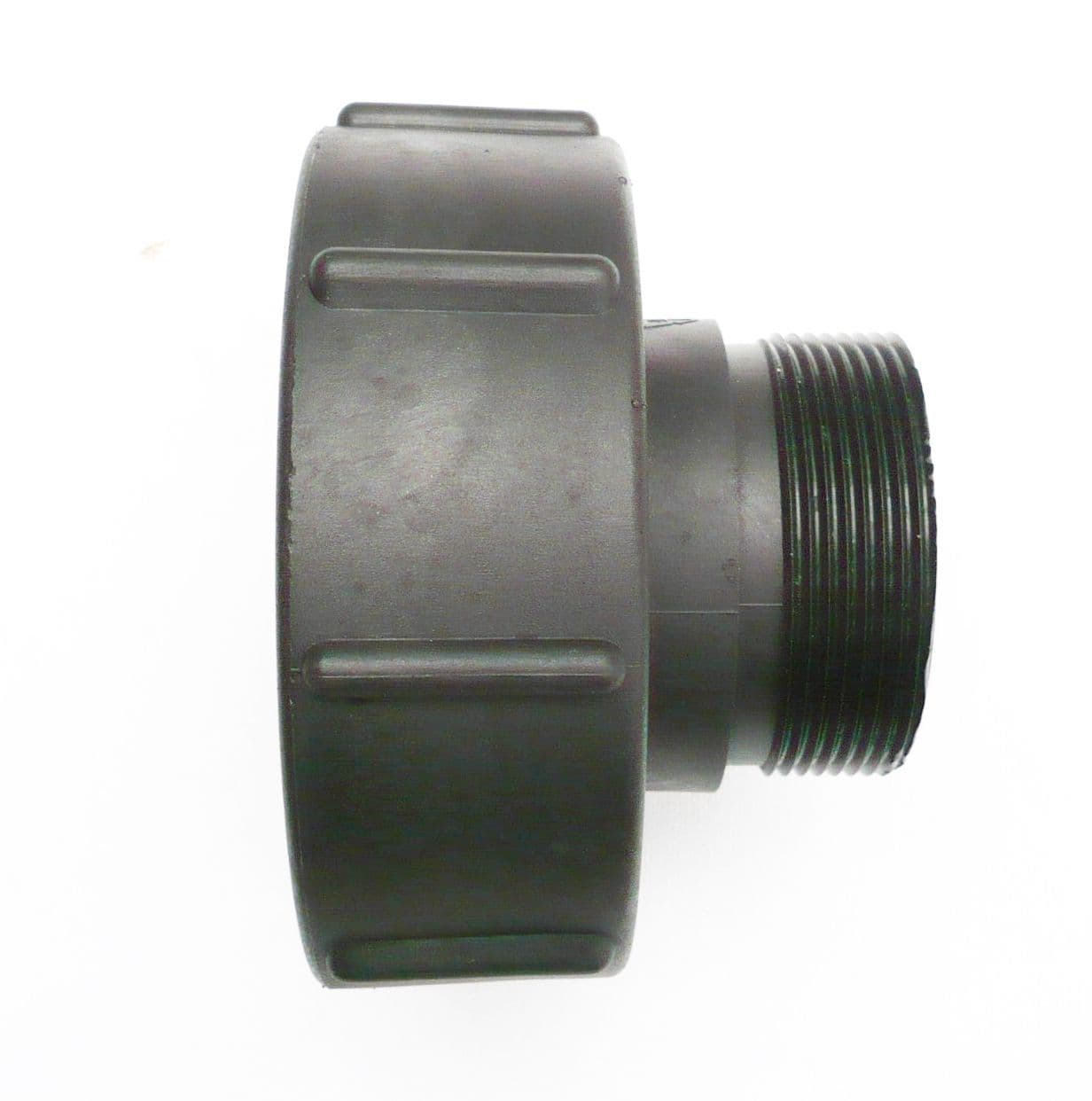 IBC Thread Adapter S100X8 Coarse Female Thread To 2" BSP Fine Male Thread