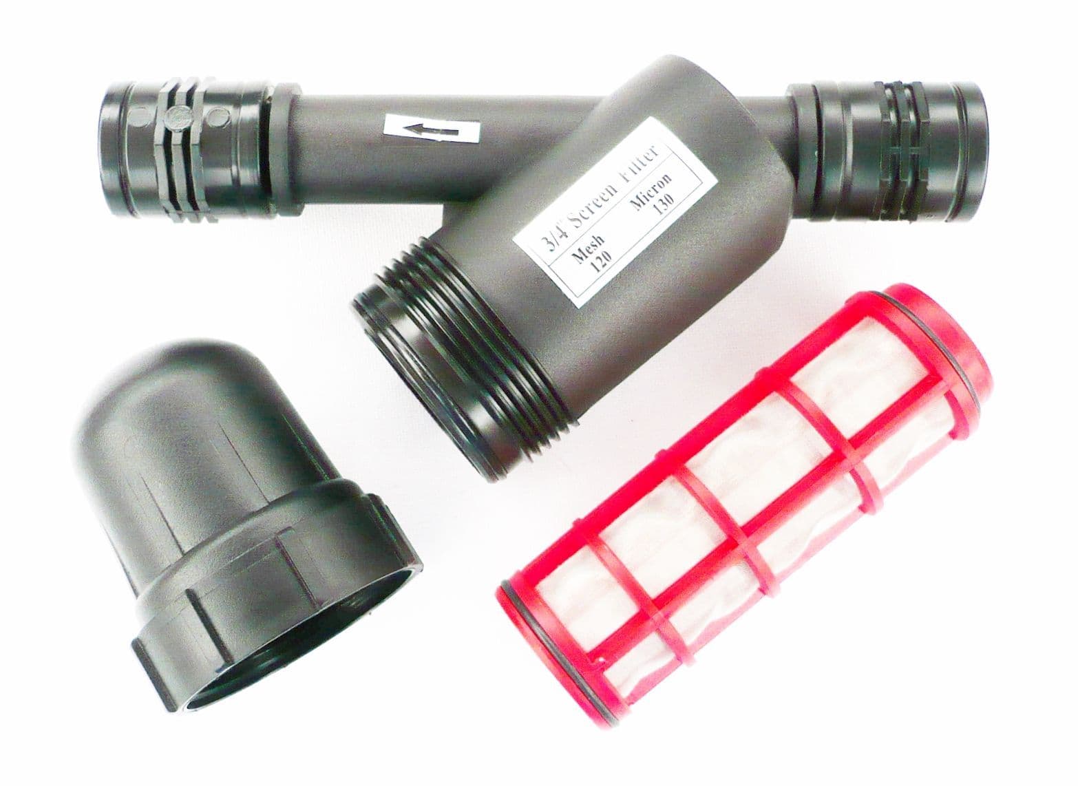 In-Line Bottle Type Water Filter 120 Mesh 130 Micron 3/4" BSP Female ...