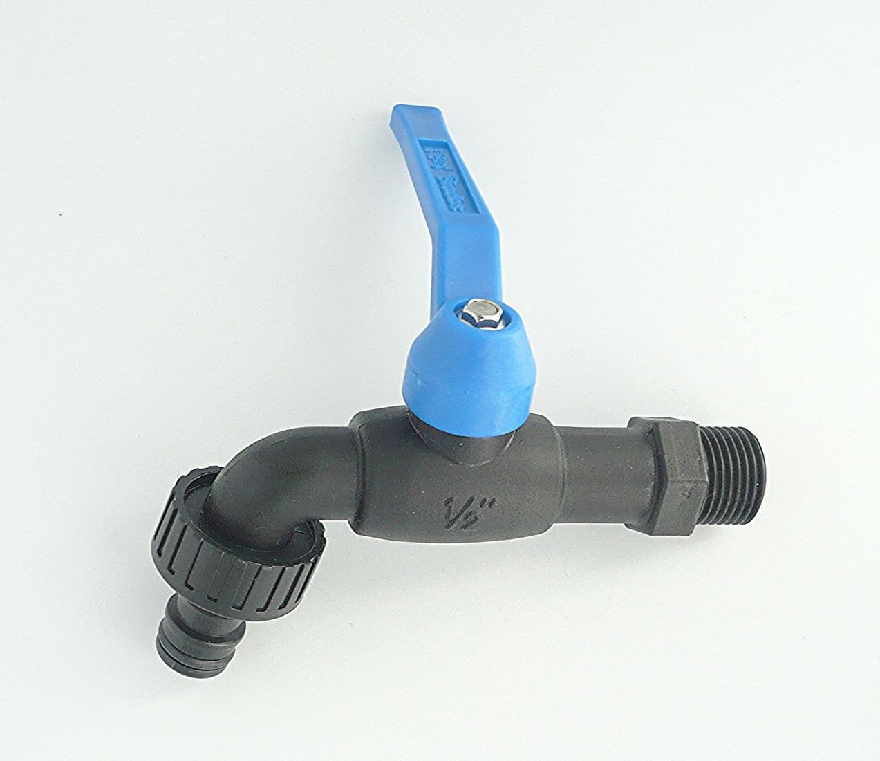 Nylon 1/2" Lever Tap with 1/2" Snap On Connector