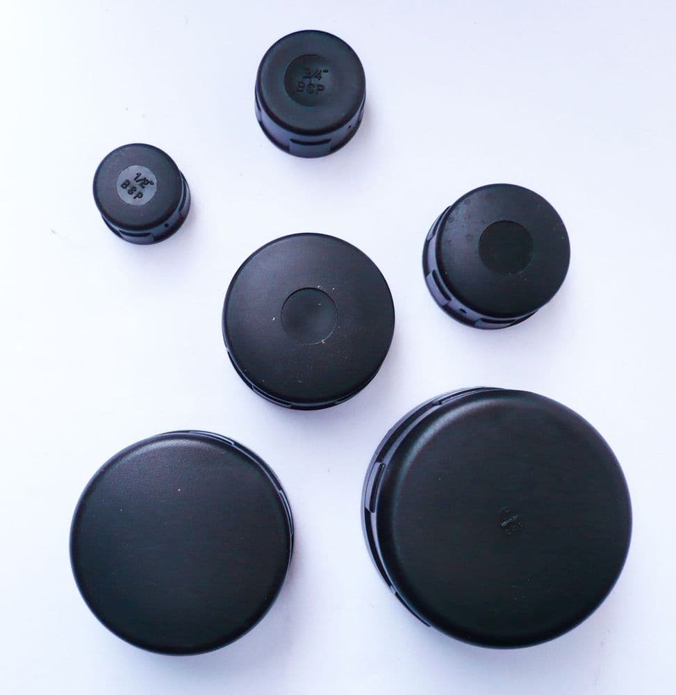 PP Threaded End Caps BSP Fine Thread