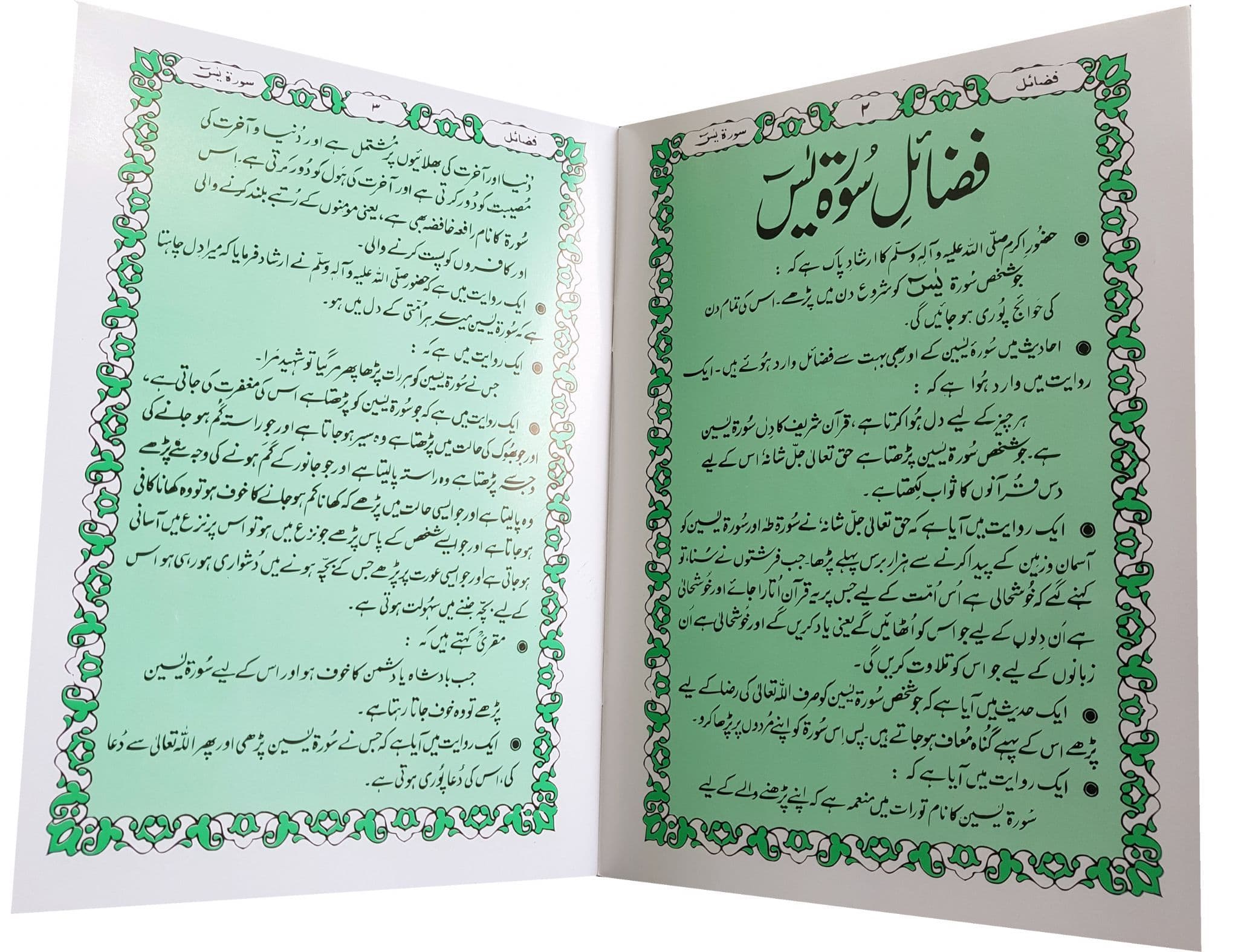 Yasin Surah Surah Yaseen Surat Yasin Arabic Only Text (Large