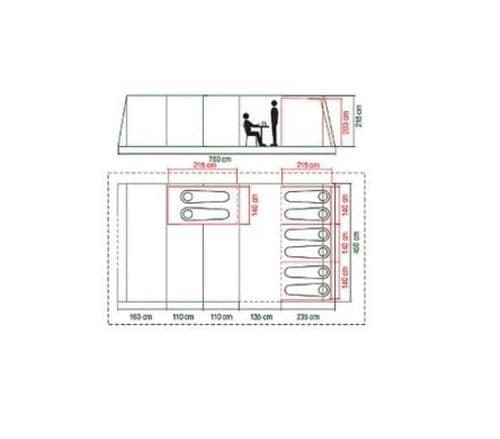 Coleman Weathermaster 8XL Air BlackOut Tent
