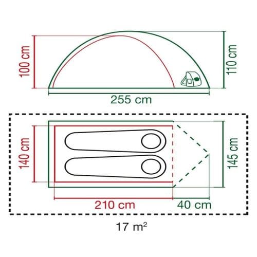 Kobuk Valley 2 Man Tent BlackOut Bedroom