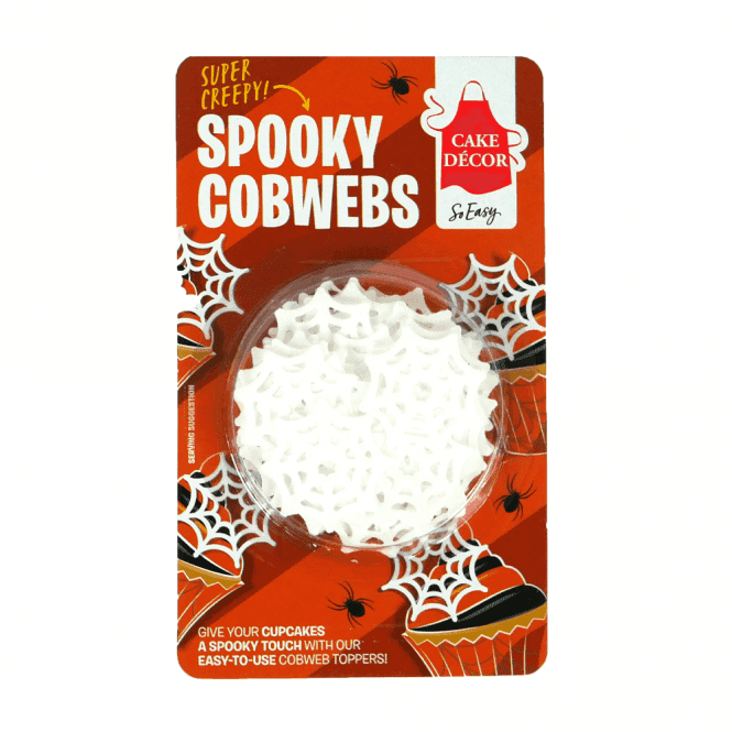Cake Decor Edible Wafer Decorations 4g Spooky Cobwebs