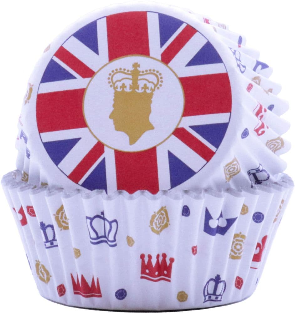 PME Foil Lined Cupcake Cases Coronation Pack of 30