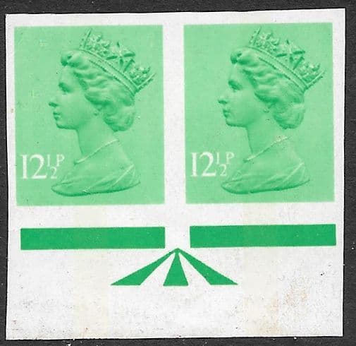 X898a Error 12 p Light Emerald Centre Band Imper Pair X Number Machin ...