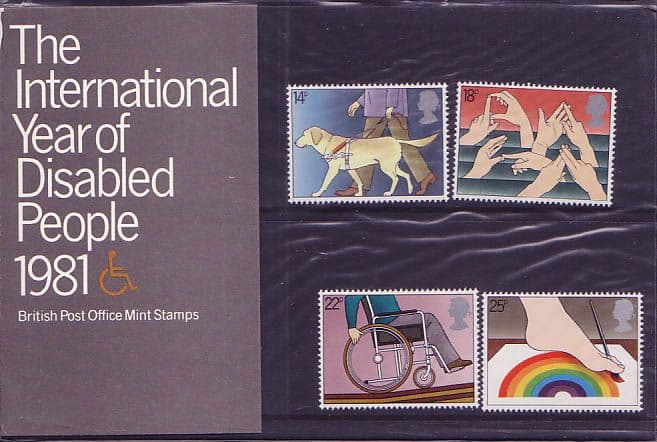 1981 Disabled Presentation Pack Number 125