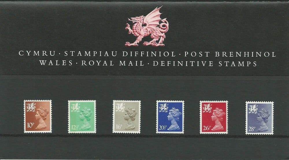 1983 Pack 3 Wales Regional Definitive Stamp Presentation Packs