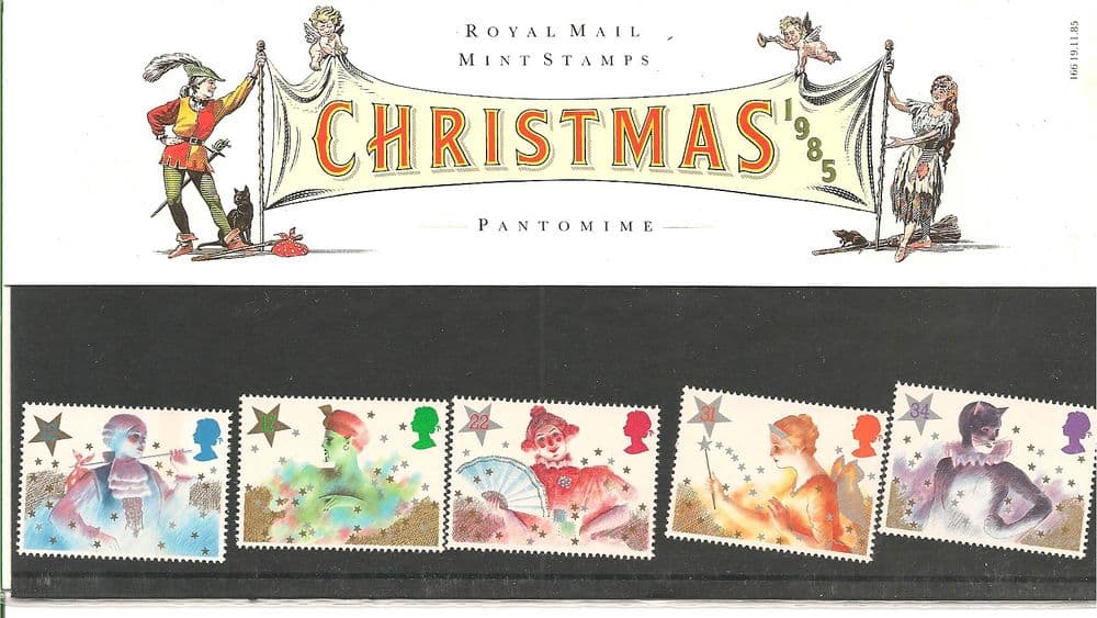 1985 Christmas Presentation Pack Number 166