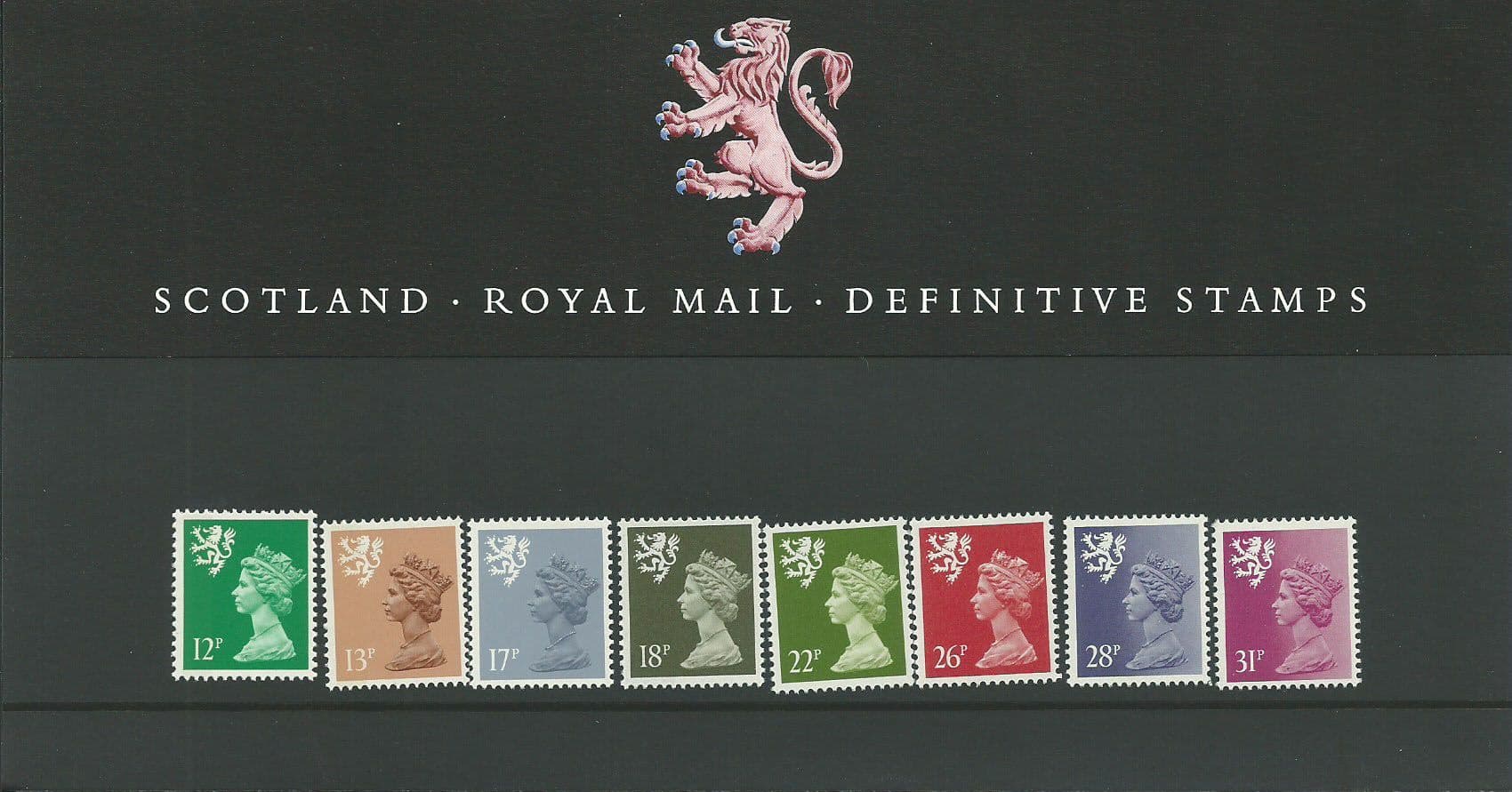 1987 Pack 10 Scotland Regional Definitive Stamp Presentation Packs