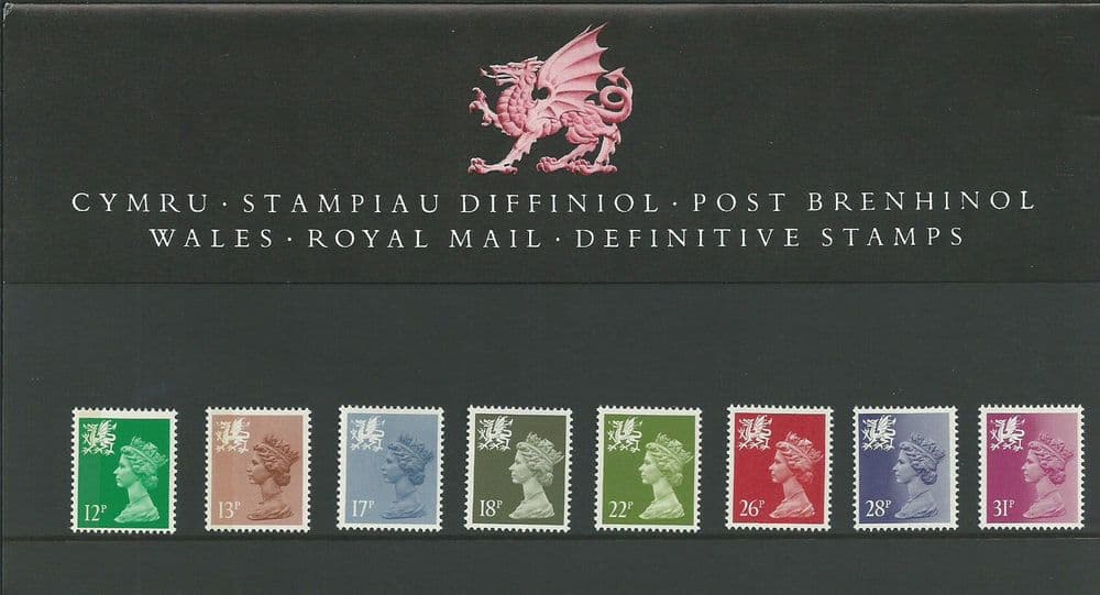 1987 Pack 11 Wales Regional Definitive Stamp Presentation Packs