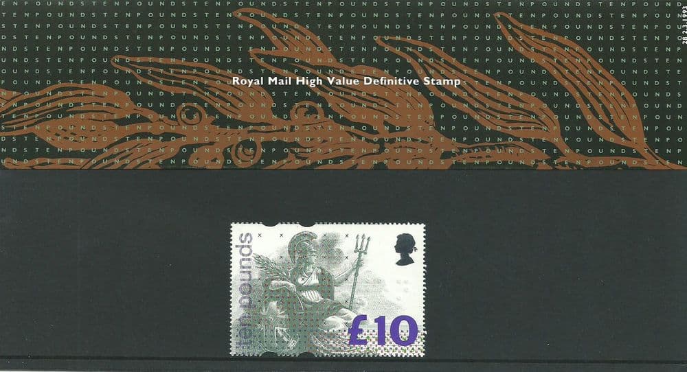 1993 Pack 28 10 High Value Definitive Stamp Presentation Packs
