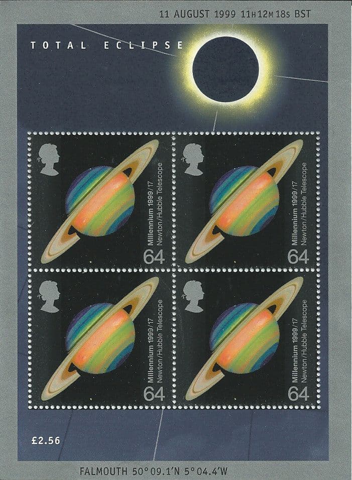 1999 MS2106 Solar Eclipse Miniature Sheet
