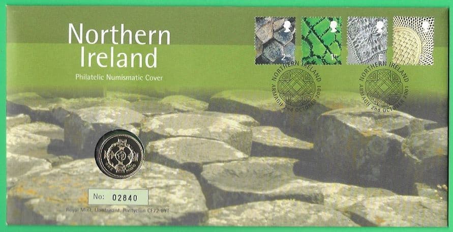 2001 RMC28 Northern Ireland Coin Cover