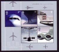 2002 MS2289 Airliners Miniature Sheet