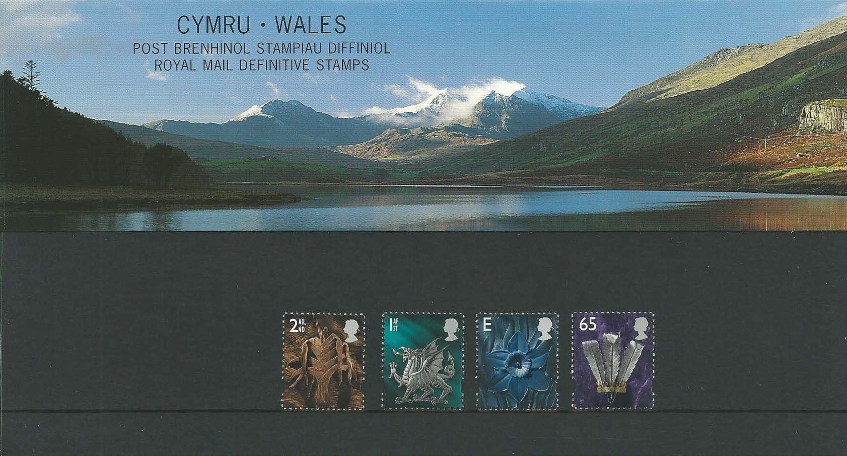 2002 Pack 56 Wales Regional Definitive Stamp Presentation Packs