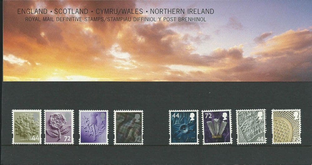 2006 Pack 73 Four Regions Definitive Stamp Presentation Packs