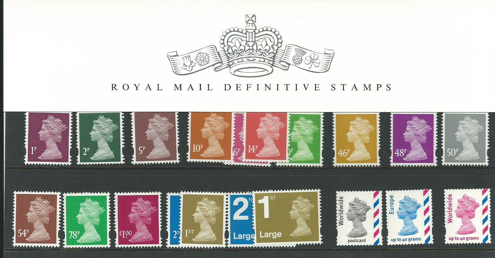2007 Pack 77 Machin Definitive Stamp Presentation Packs