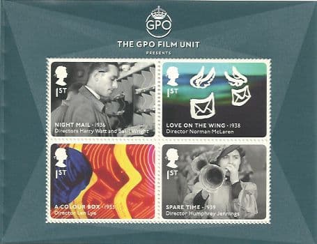 2014 MS3608 Films by GPO Film Unit Miniature Sheet