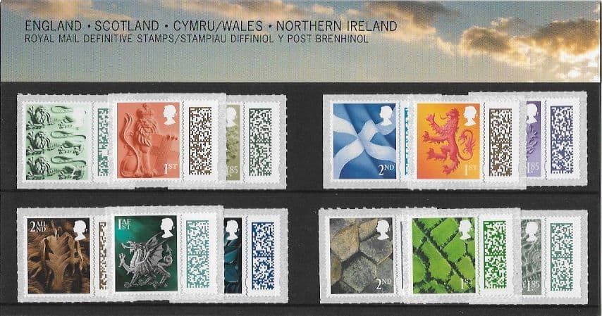 2022 Pack 120 Four Regions Definitive Stamp Presentation Packs