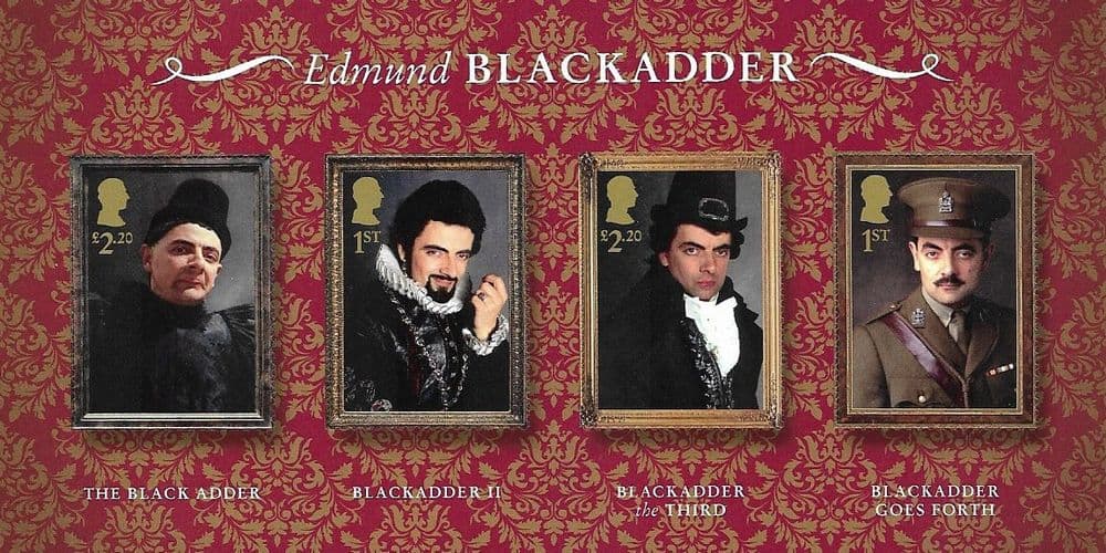 2023 MS5029 Black Adder Miniature Sheet Without Barcode
