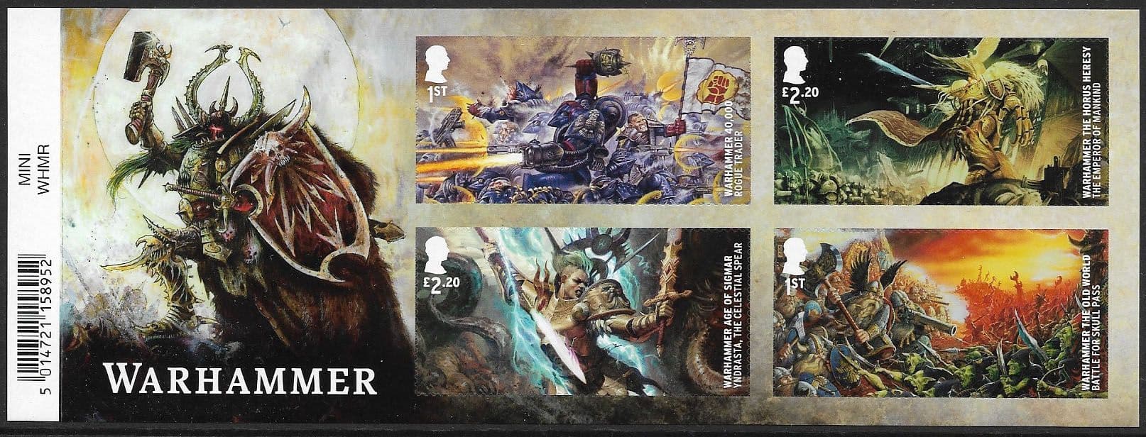 2023 MS5036 Warhammer Miniature Sheet With Barcode