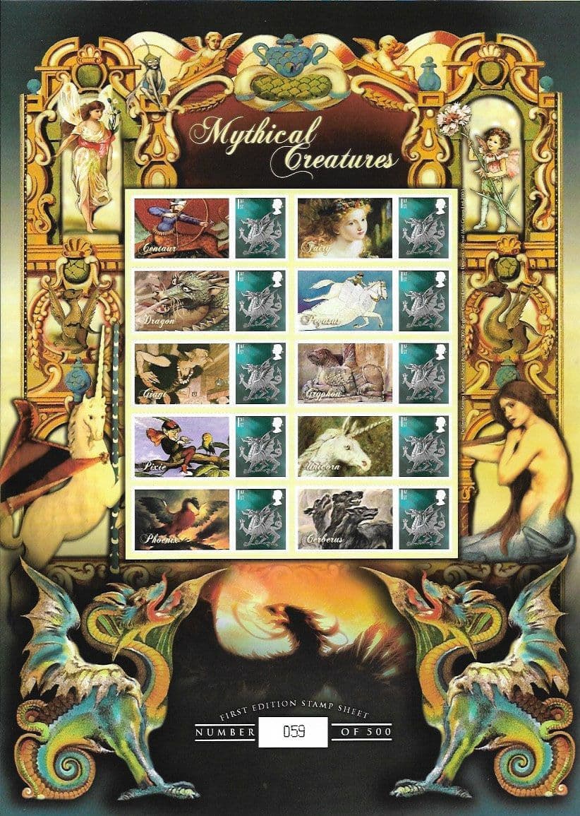 BS222 Mythical Creatures Business Smiler Sheets