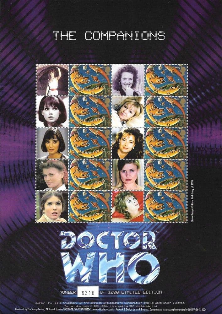 BS25 Doctor Who - The Companions Business Smiler Sheets